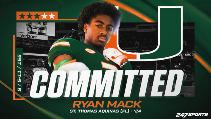BREAKING: Legacy DB Ryan Mack commits to Miami