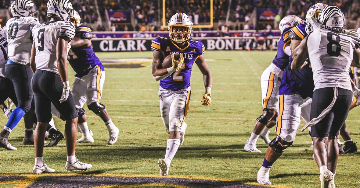 How to follow ECU players Keaton Mitchell, CJ Johnson at the NFL Combine