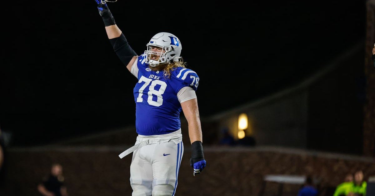 Former Duke Football OL Chance Lytle declares for NFL Draft
