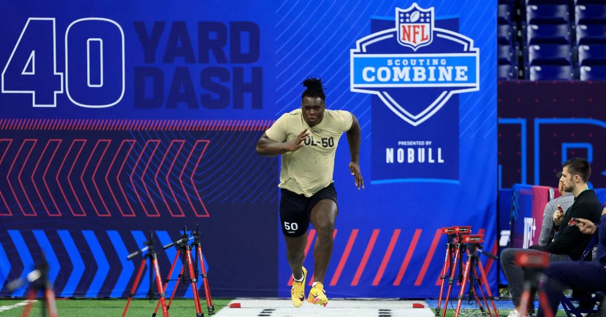 NFL Combine: Amarius Mims suffers hamstring injury during 40-yard dash