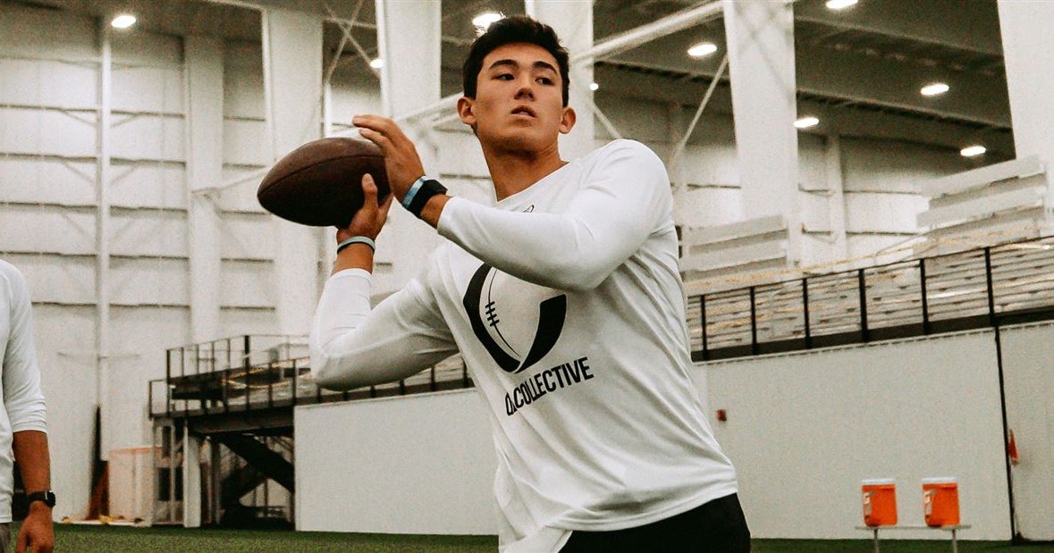Watch Notre Dame commit Tyler Buchner at QB Collective Event