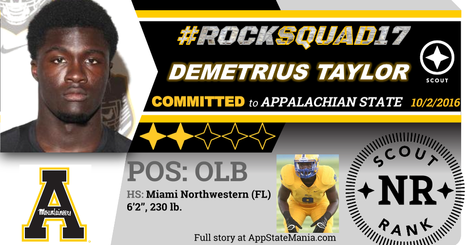 DEMETRIUS TAYLOR TALKS APP STATE COMMITMENT