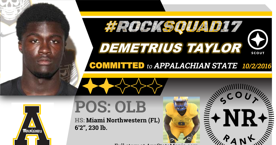 DEMETRIUS TAYLOR TALKS APP STATE COMMITMENT
