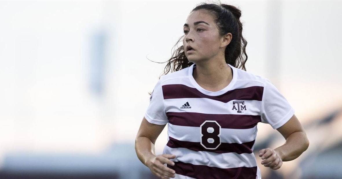 Maile Hayes' two second-half goals lead Texas A&M over Auburn