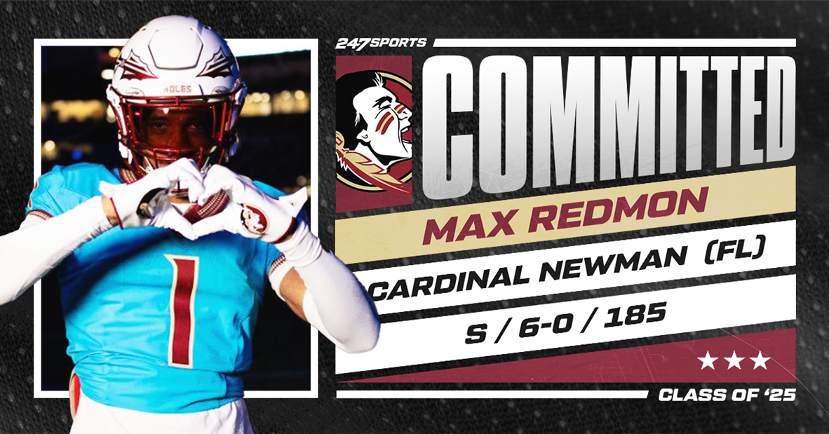 FSU lands commitment from 3-star defensive back Max Redmon