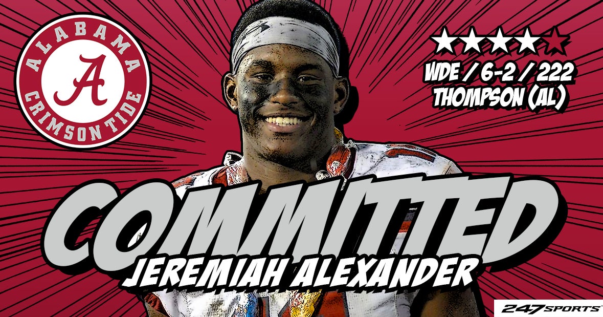 Jeremiah Alexander commits to Alabama over Georgia, LSU