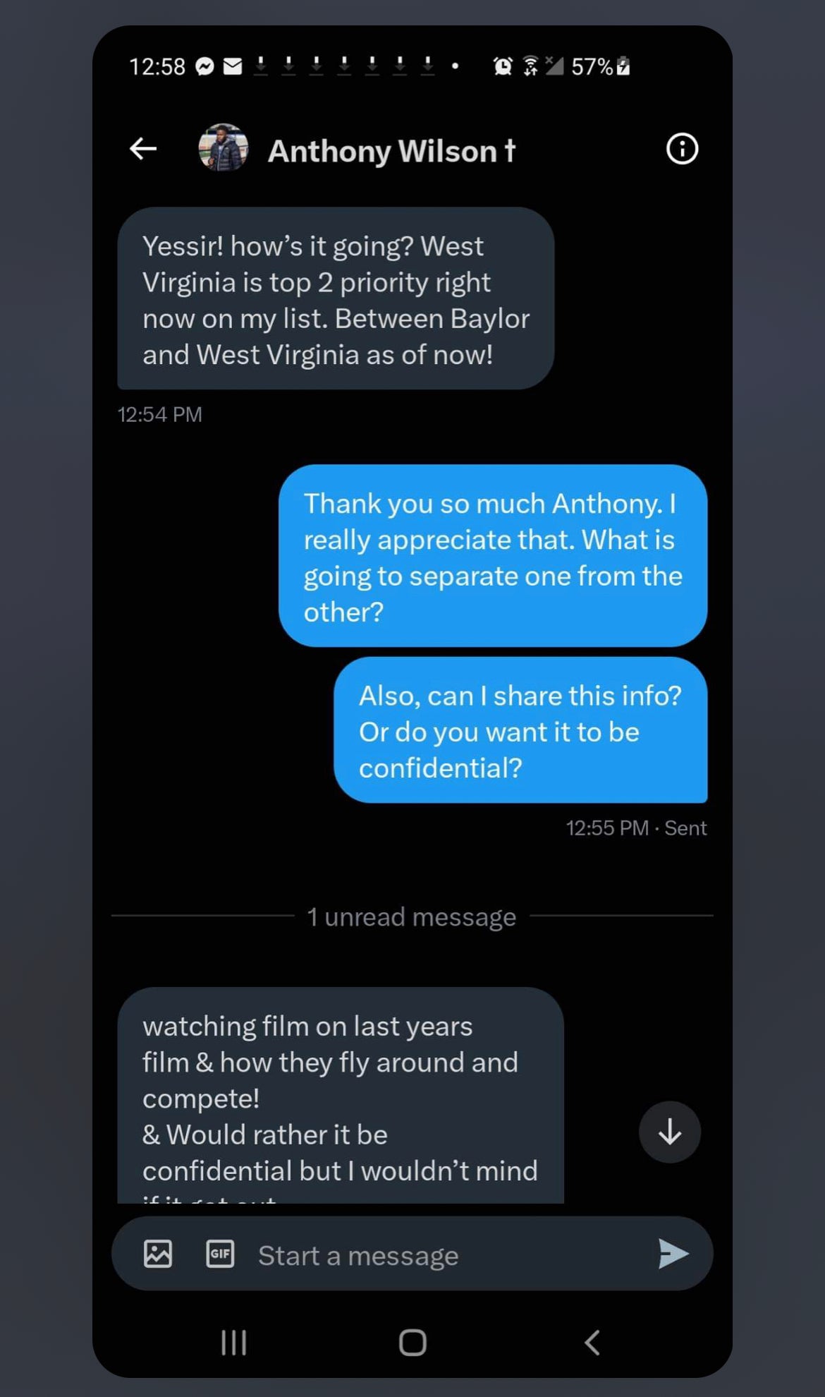 UPDATE on High Priority Transfer Target