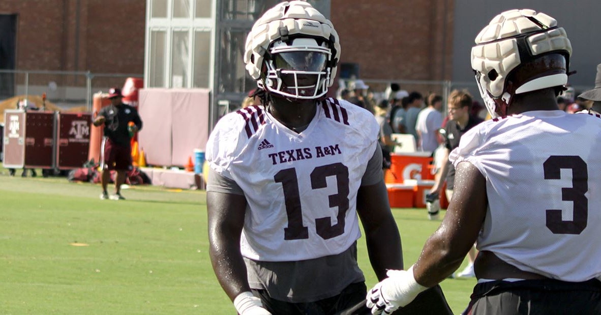 Texas A&M's open practice: The defensive line dominates one on ones