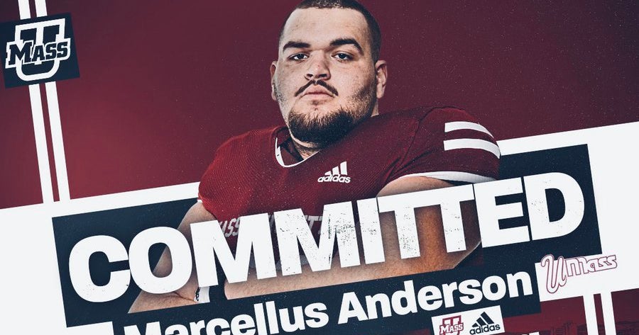 OL Marcellus Anderson looking forward to FBS move with Minutemen for ...