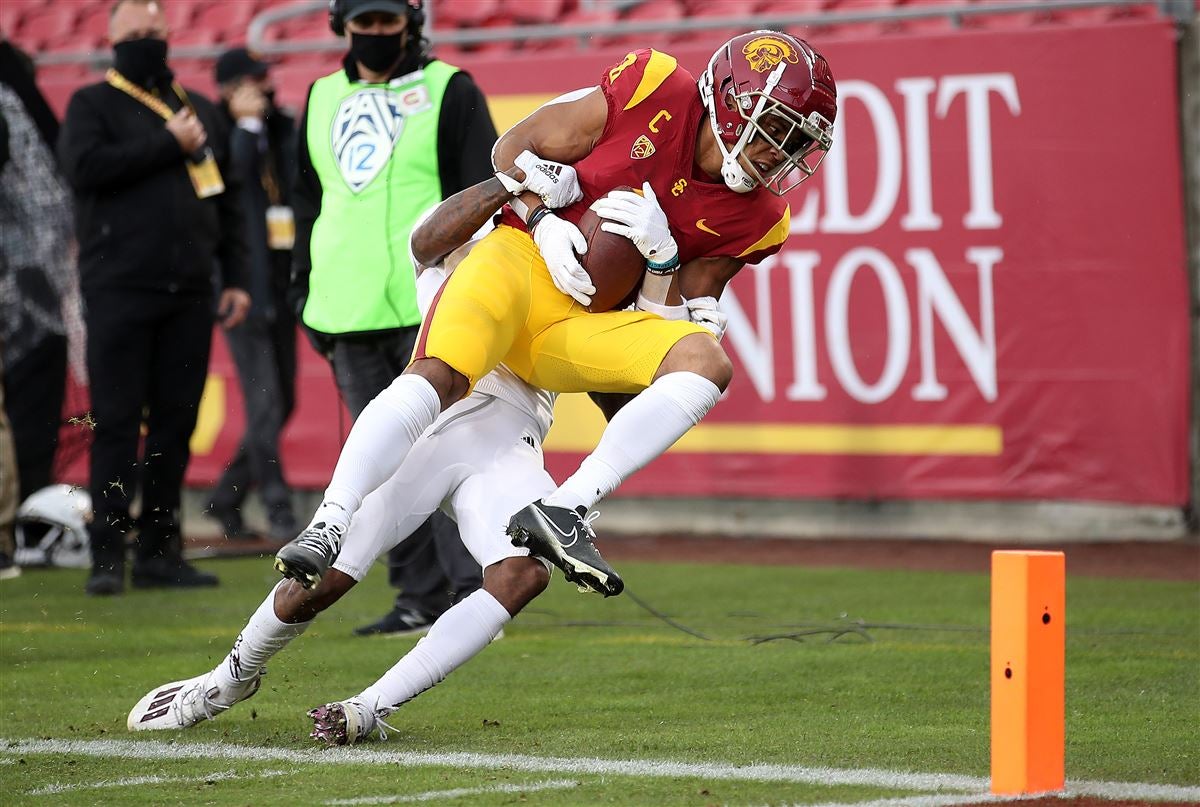 USC WR Amon-Ra St. Brown shares key detail on 3-cone shuttle ...
