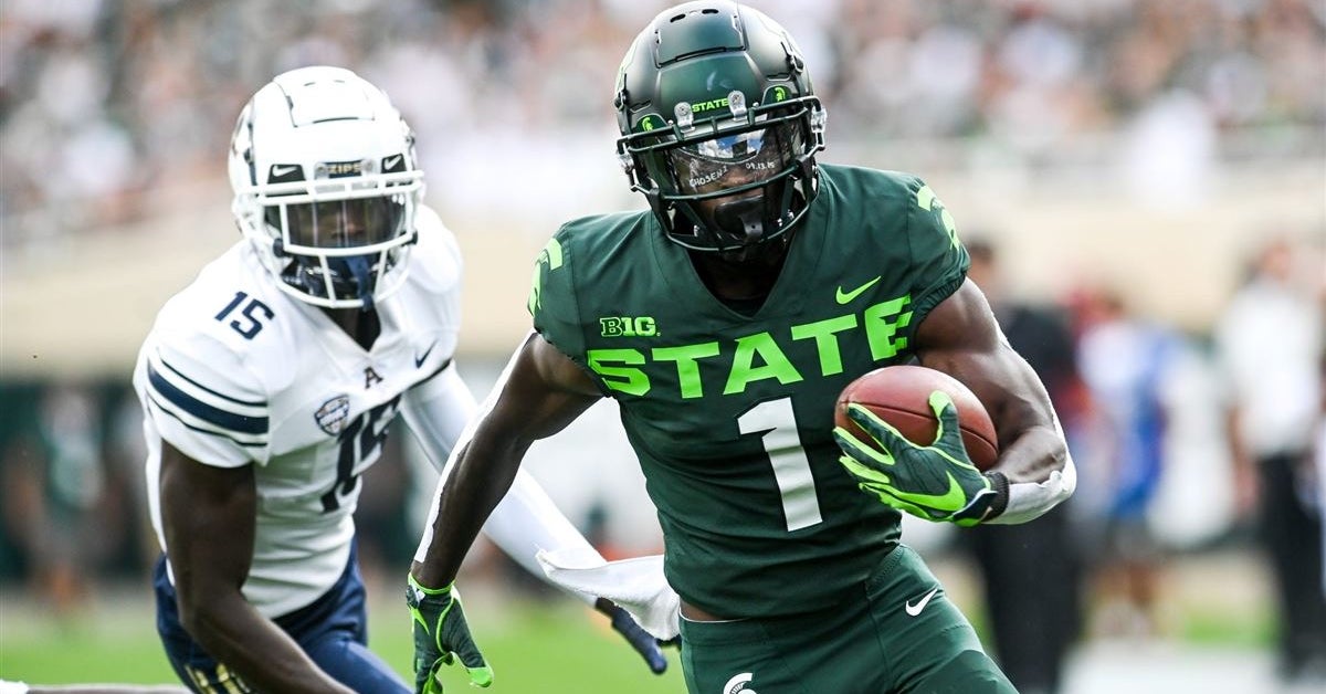 Michigan State starters Jayden Reed, Jacob Slade out for Washington game