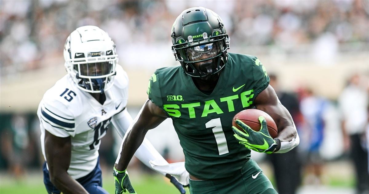 Michigan State starters Jayden Reed, Jacob Slade out for Washington game Michigan State starters Jayden Reed, Jacob Slade out for Washington game