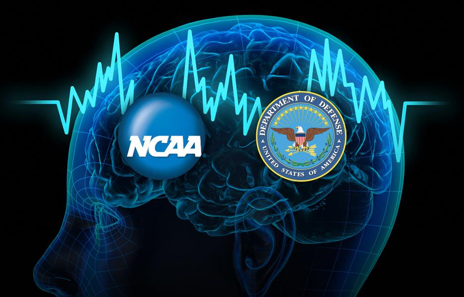 NCAA, Department of Defense announce concussion study