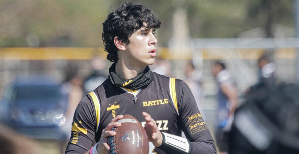 Highlights of Oklahoma State QB commit Garret Rangel at Elite 11 Dallas
