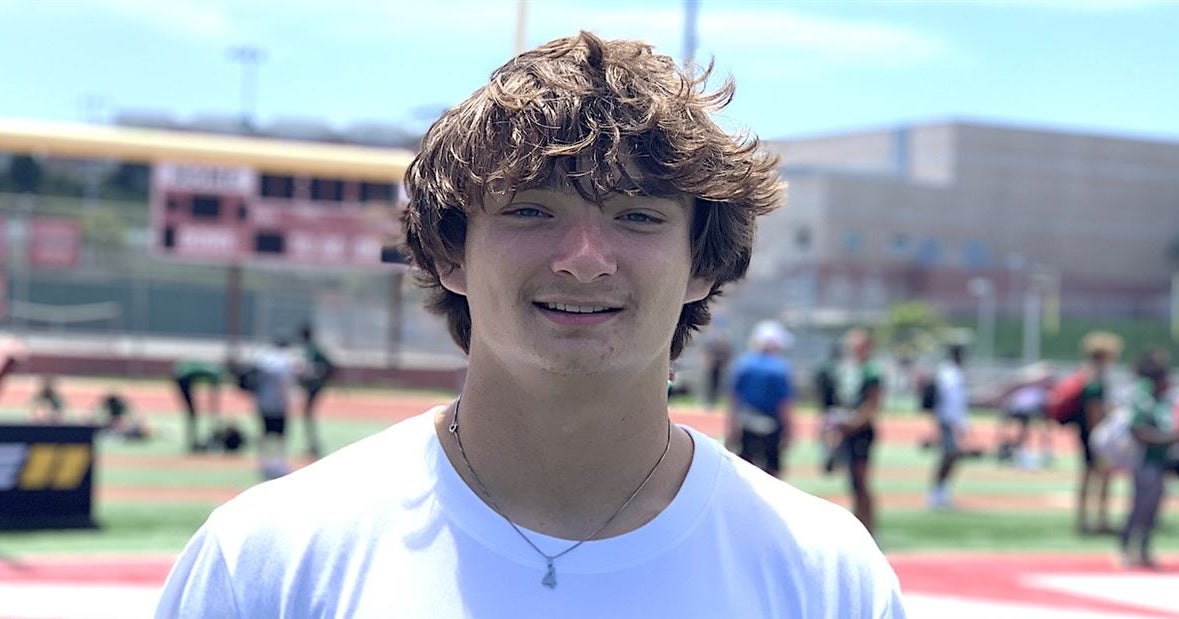 Tulane commit Jaxon Smolik shines at Elite 11 Finals, lands new Pac-12 ...