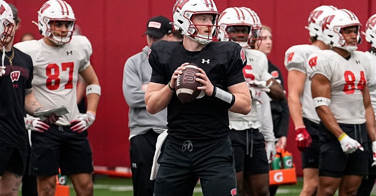 Big plays highlight Wisconsin’s 14th spring practice on Wednesday