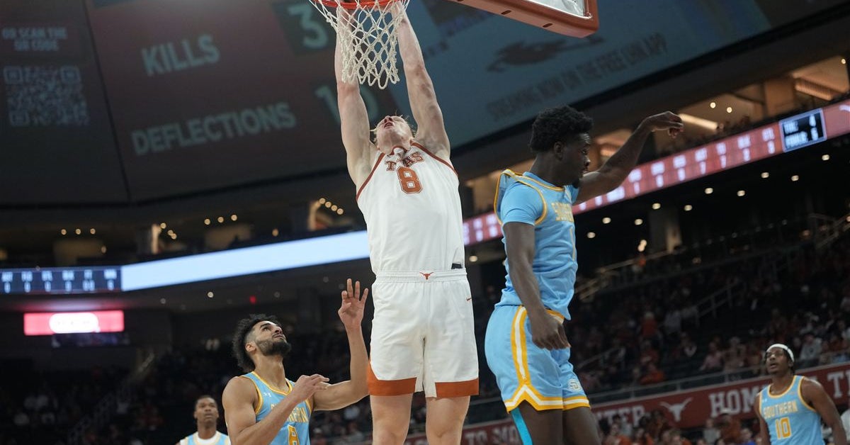 Matas Vokietaitis' career-high 28 points leads the way as Texas ...