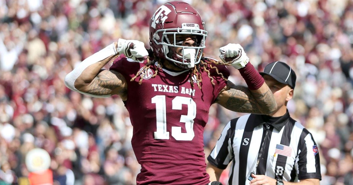 Texas A&M wideout Kendrick Rogers declares for the NFL Draft