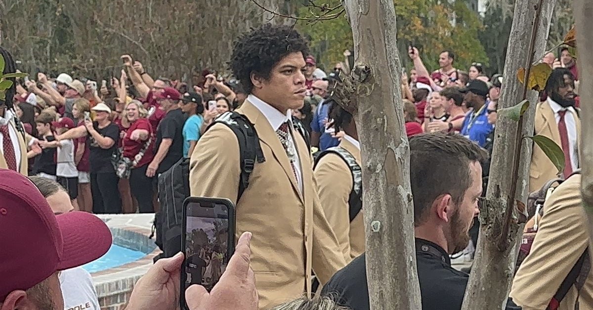 WATCH: No. 4 FSU arrives for Legacy Walk ahead of rivarly matchup with ...
