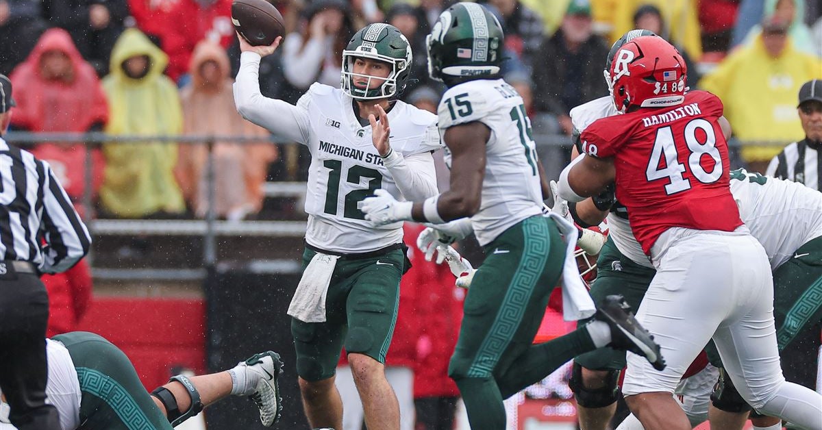 Michigan State OC Jay Johnson saw positives, room to grow in QB Katin ...
