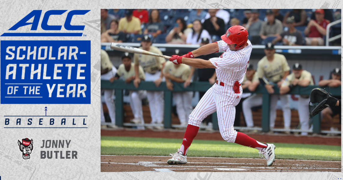 Jonny Butler named ACC Baseball Scholar Athlete of the Year