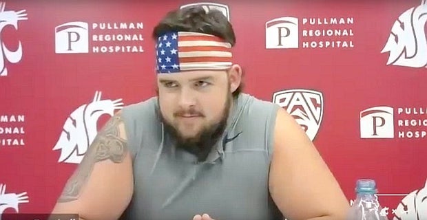 Coug LT Liam Ryan says WSU OL coach Mark Weber is a 'mastermind'