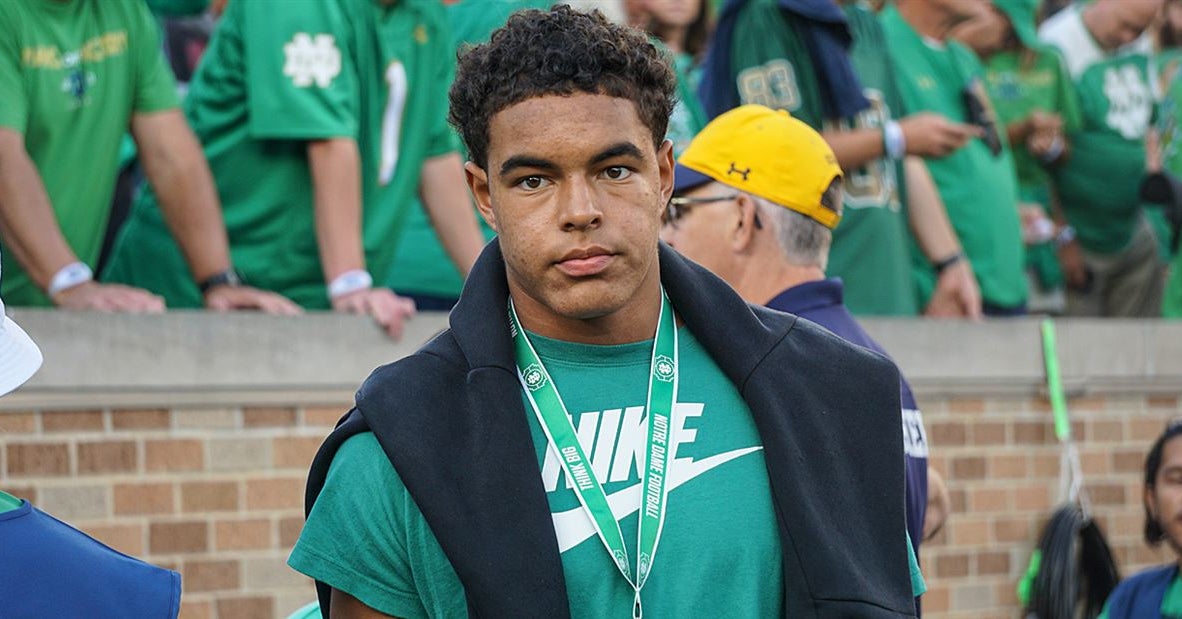 Top247 2025 edge Marco Jones recaps Notre Dame visit
