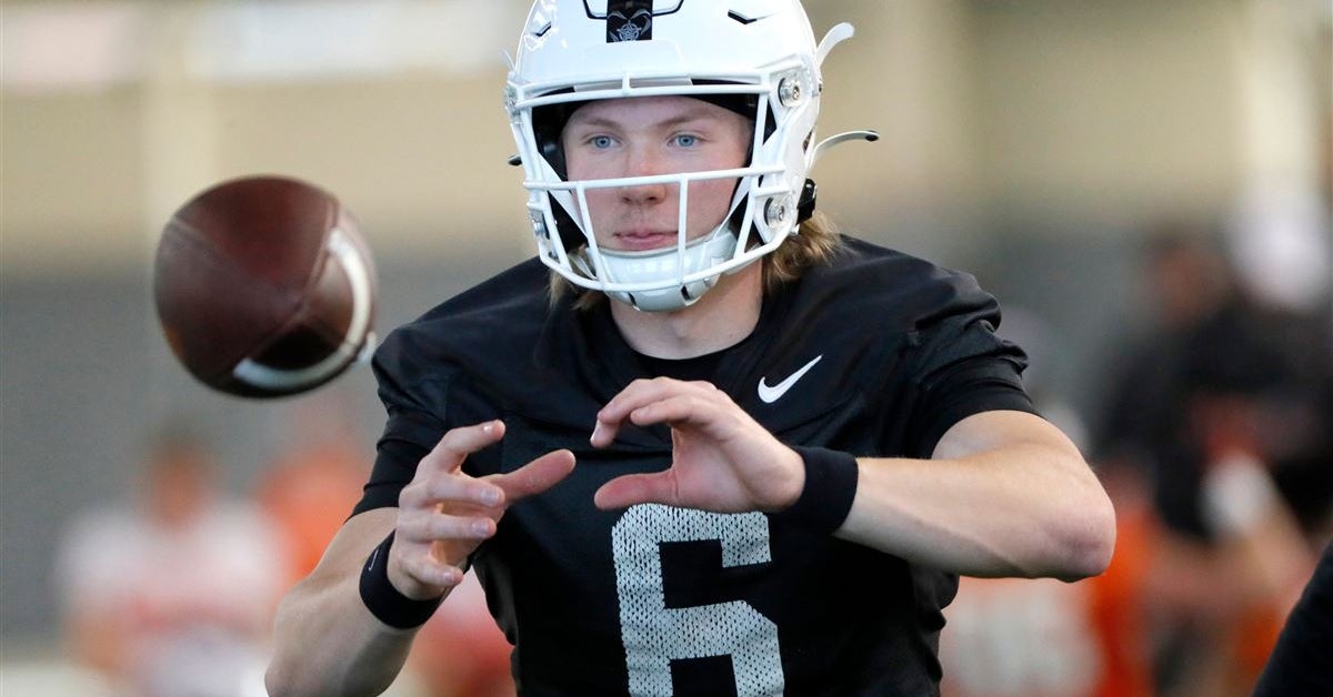 Zane Flores ‘hasn’t gotten the number of reps’ for Oklahoma State, Mike ...