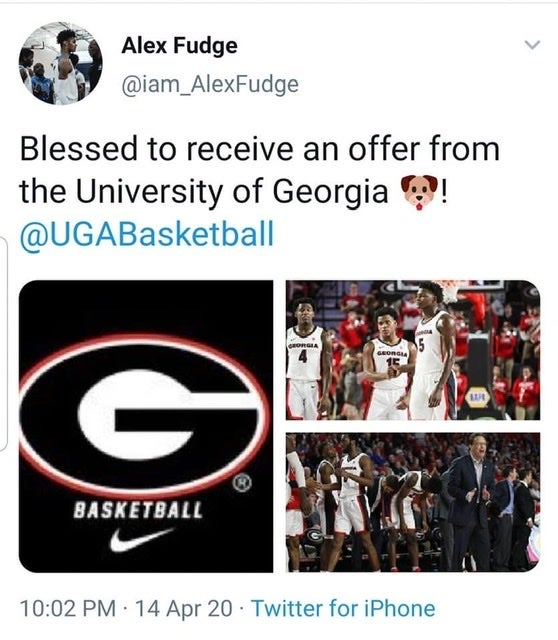UGA Hoops offer.....