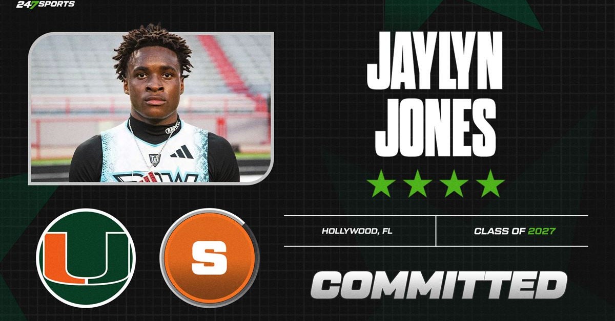 2027 Top247 DB Jaylyn Jones commits to Miami