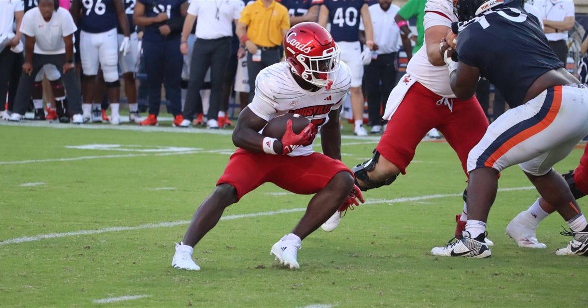 Louisville RB Isaac Brown selected ACC Rookie of the Week for second time