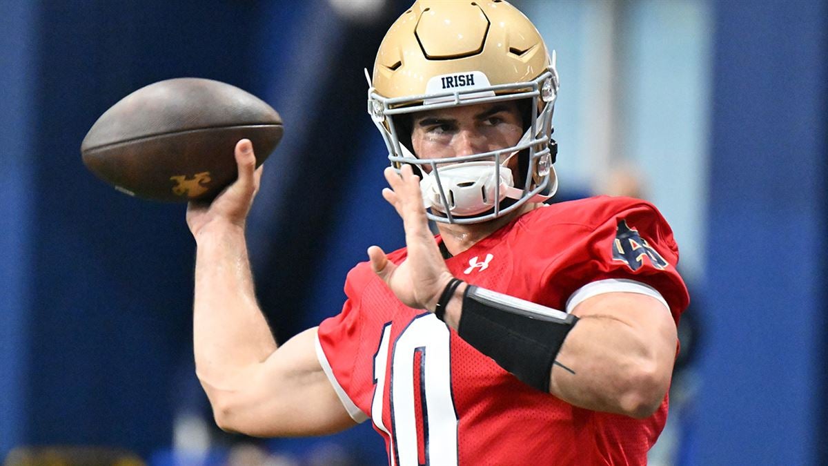 Notre Dame football: QB Sam Hartman wows media with dominant spring game