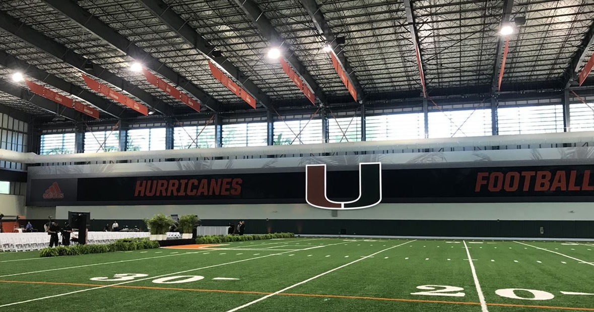 Video A Look Inside Miamis Indoor Practice Facility