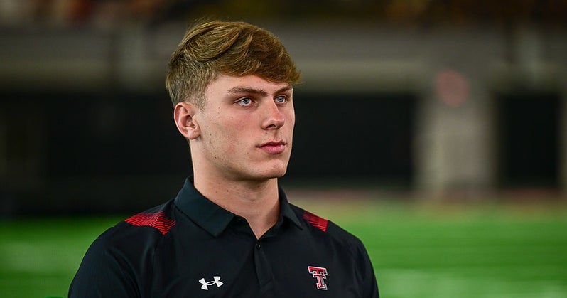 Texas Tech TE Mason Tharp discusses offseason improvements, bond with ...