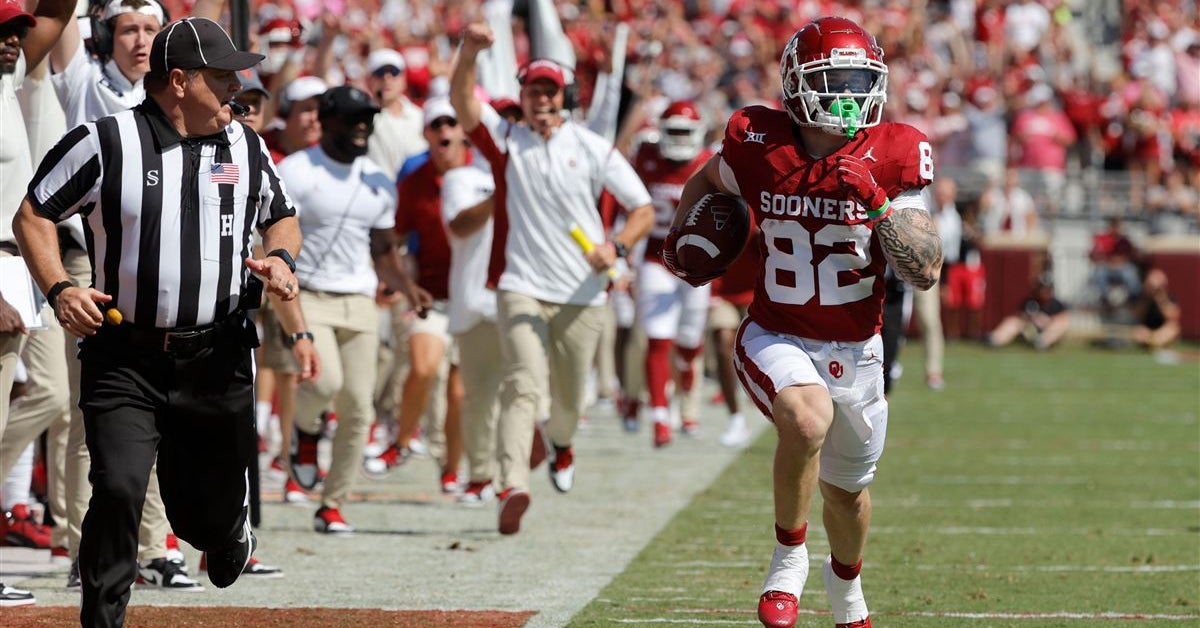 Oklahoma WR Gavin Freeman to enter transfer portal