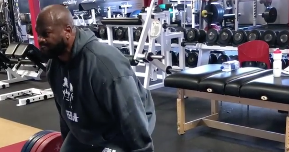 WATCH: James Harrison continues insane lifting regimen