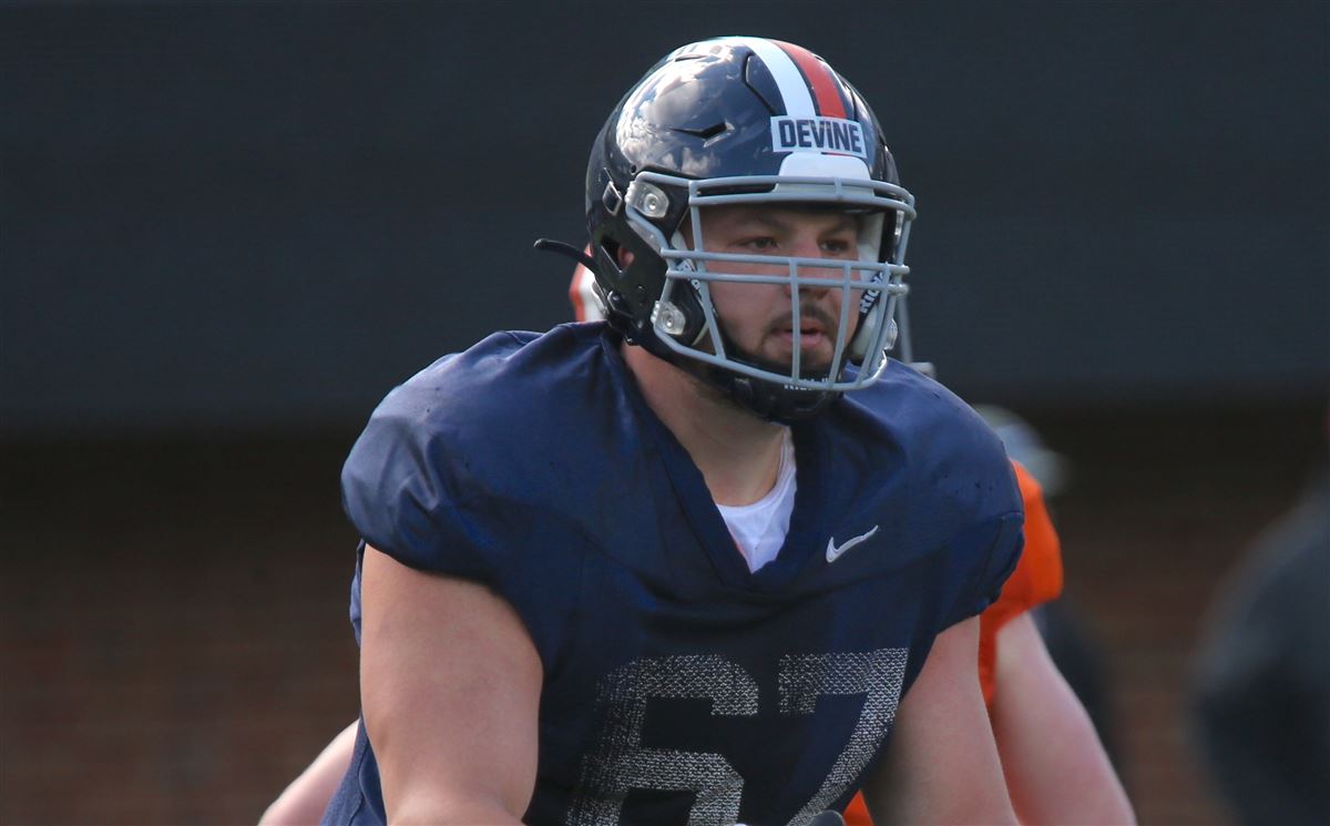 Virginia OL Derek Devine ready to seize his moment