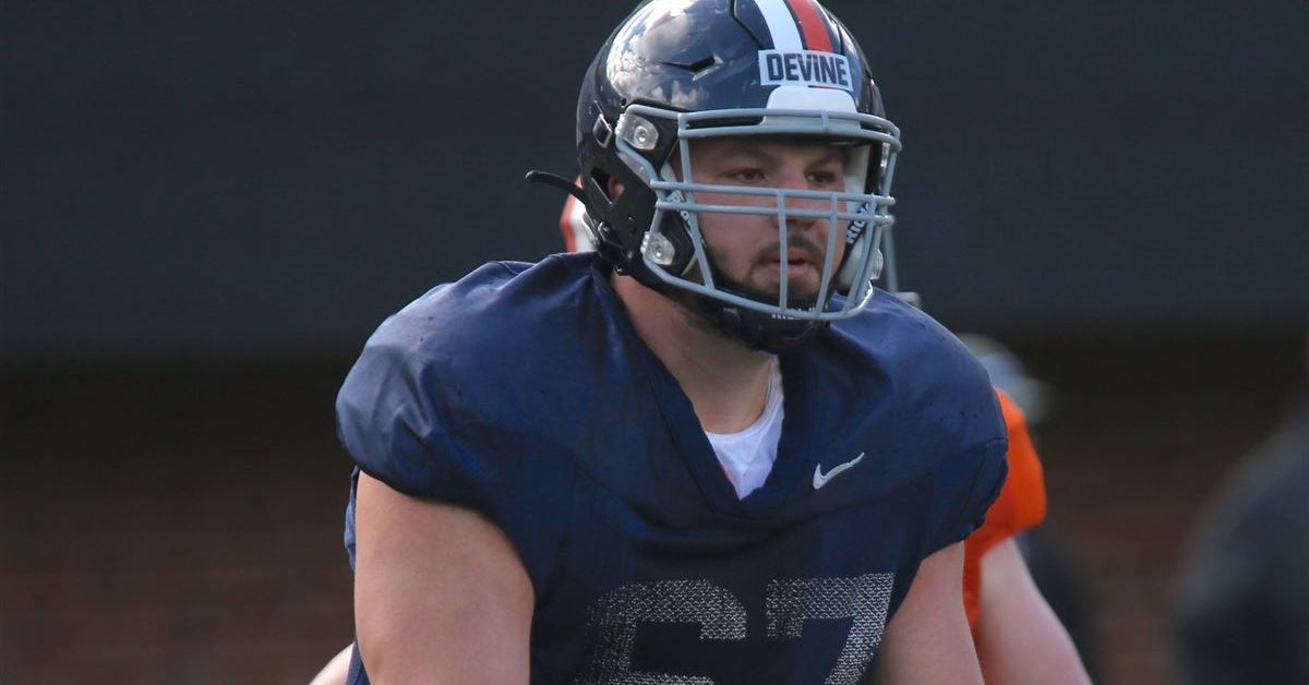 Virginia OL Derek Devine ready to seize his moment