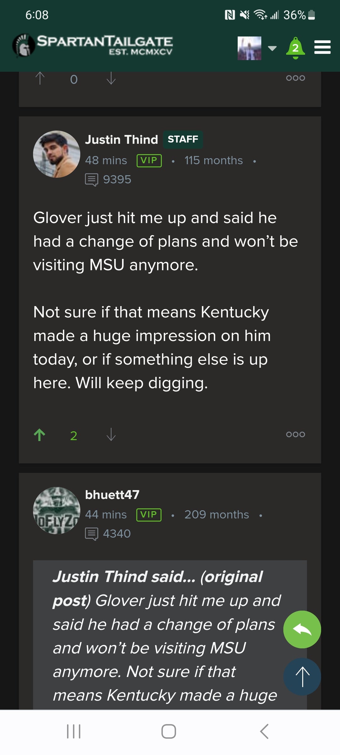 Bump when you read something absurd on Bucknuts or RCMB