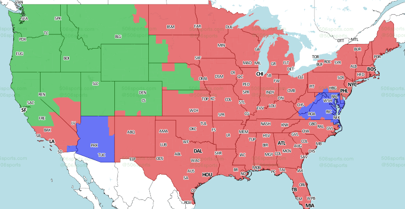 Coverage Map released for Panthers vs. Cowboys