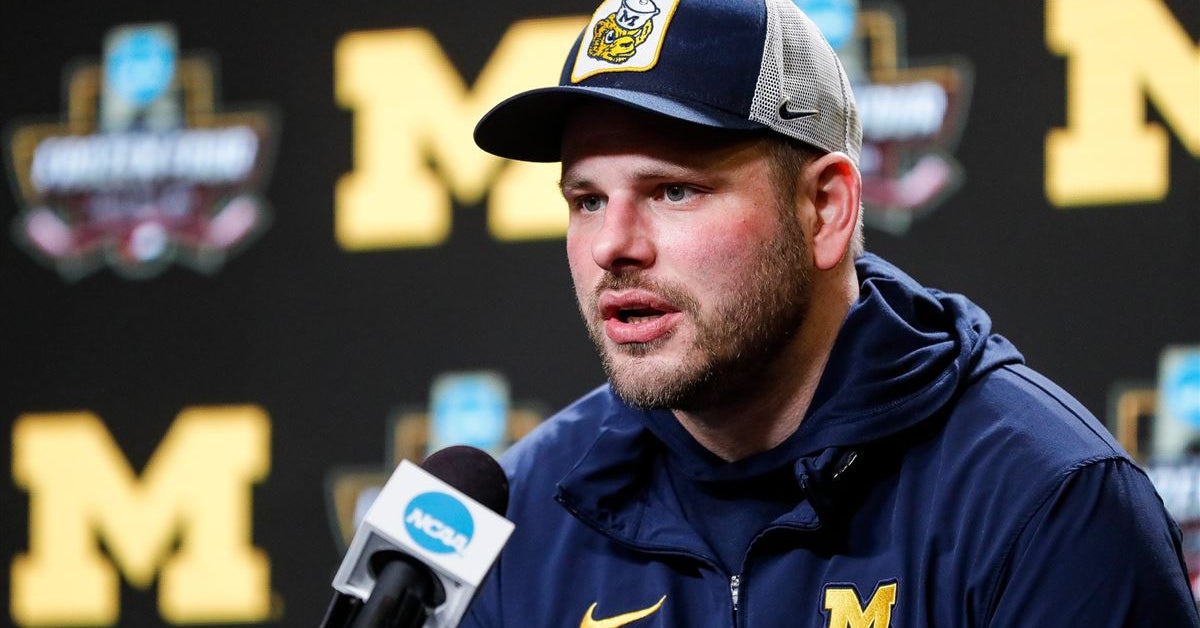 Michigan coach Brandon Naurato discusses Wolverines' road to Frozen ...
