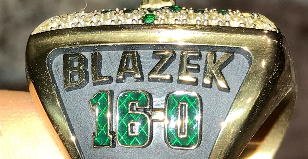 Bison receive their 2019 championship rings