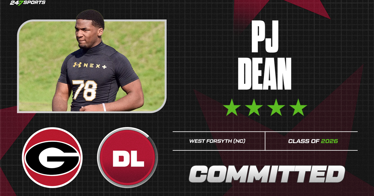 Family ties strike again: 4-star DL PJ Dean commits to Georgia over ...