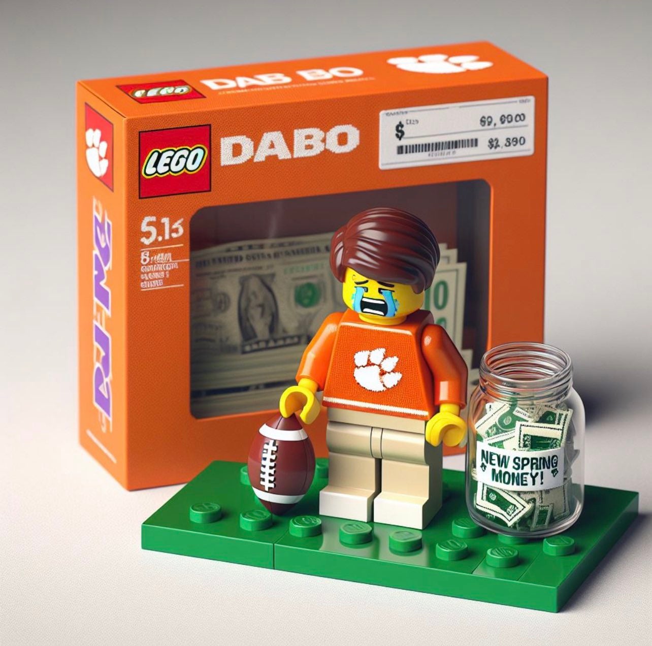 Beamer and Dabo Legos.