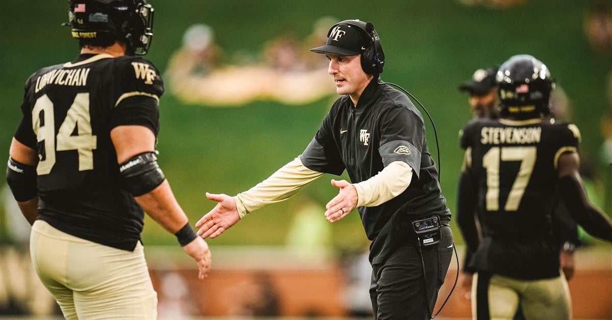Wake Forest head coach Jake Dickert chats UVA, mistakes, and adversity ...