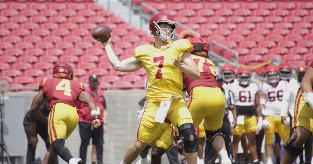 USC QB Miller Moss stresses preparation when praising teammates