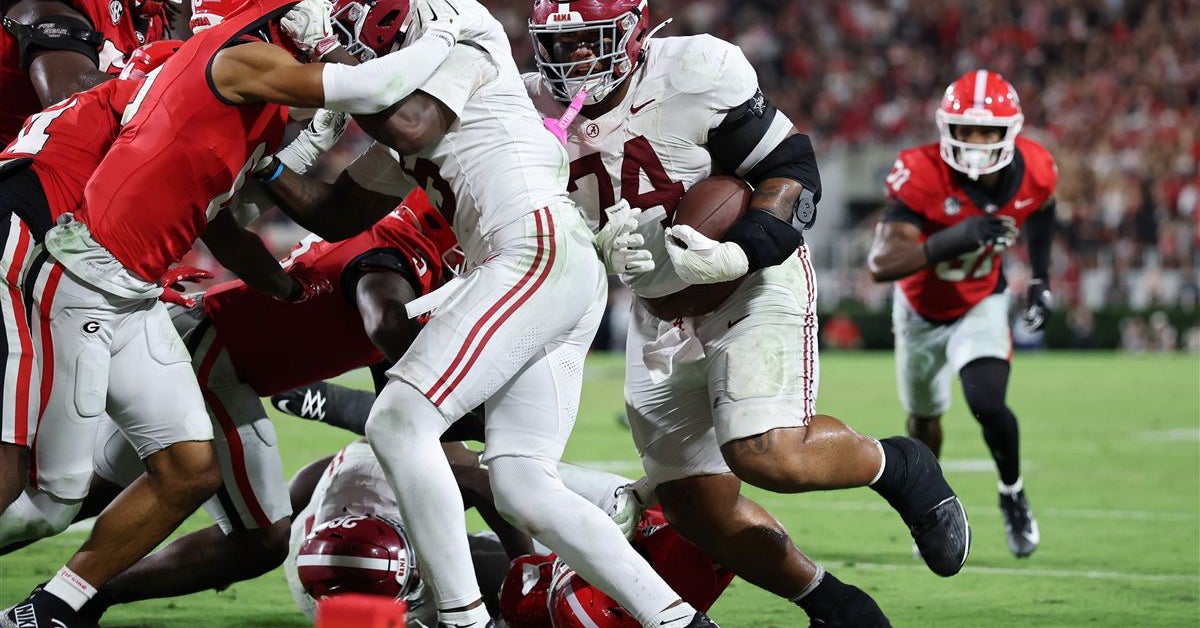 Alabama rewards Kadyn Proctor's weight loss with ball in his hands at ...