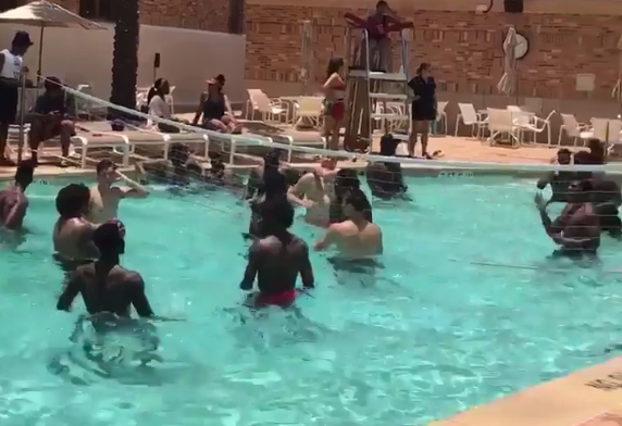 WATCH: A look inside Texas' 'heat wave' pool party