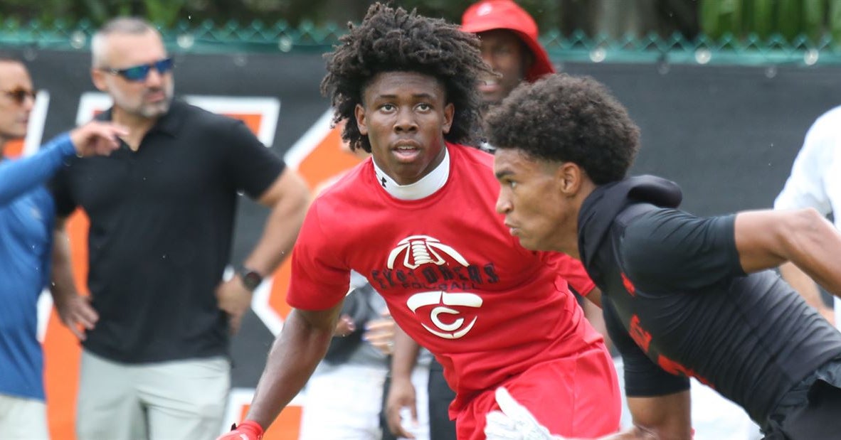 VIDEO: Miami target S Bryce Fitzgerald at Miami 7-on-7 camp