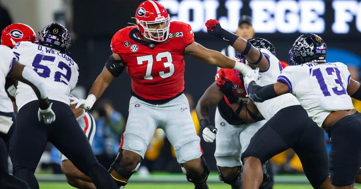 2025 NFL Draft: Georgia offensive lineman Xavier Truss signs with ...